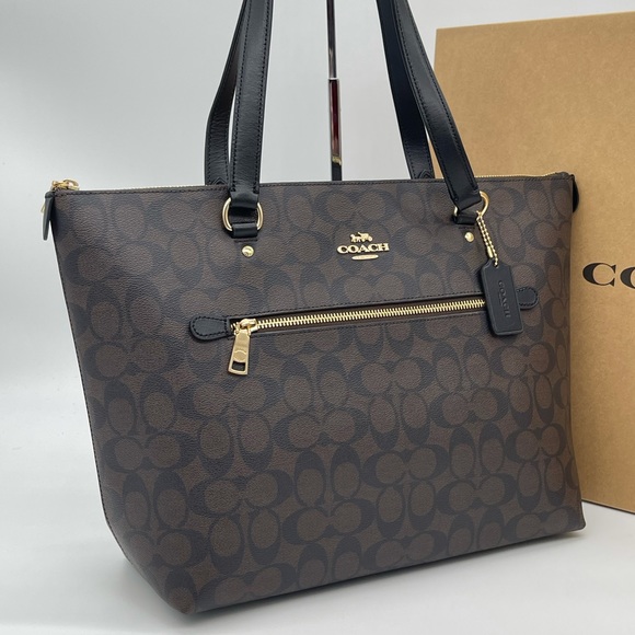 Coach | Bags | Coach Gallery Tote Bag In Signature Canvas | Poshmark